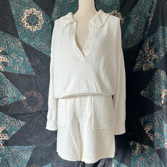 Free People | Sweaters | Free People Beach Two Piece Sweater Set In ...